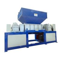 China Customizable Blades Double Shaft Shredder for Rubber Tire and Plastic Bottle Recycling for sale