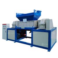 China Customizable Blades Double Shaft Shredder for Rubber Tire and Plastic Bottle Recycling for sale