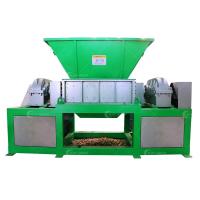 China Metal Barrel Shredding Double Shaft Shredder Machine with 9CrSi/D2/SKD-11 Blades for sale