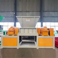 China Manufacturing Plant Double Shaft Waste Plastic Tire Wood Scrap Metal Shredder for sale