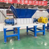 China Waste Wood Table Chair Double Shaft Shredder with Customizable Blades and PLC Control for sale
