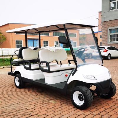 China Lightweight 60 Volt LSV 6 Seater Golf Cart 530Kg Lead Acid Battery for sale