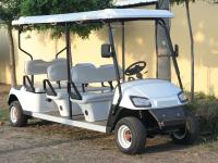 China Electric Steel Lithium Golf Cart Buggy 30 Mph 3.5KW 60V White Custom for sale