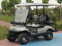 China 4 people Black Golf Cart Lithium Battery or Lead-acid battery Street Legal Factory Price with LED Headlight for sale