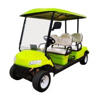 China 4 Seats Golf Cart with Motor 3.5-6 KW and Speed 30-40km/h color customizable for club garden hotel for sale