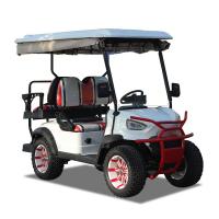China 4 SEAT CUSTOMIZE LEGAL STREET LITHIUM DOUBLE ELECTRIC VEHICLE OFF ROAD GOLF CART for sale