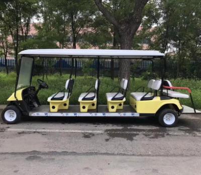 China 10 Seater New Energy Golf Cart 27km-35km For Club Golf Course Lead Acid Battery for sale