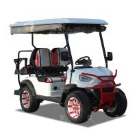 China Electric Golf Cart 4 Seats 80-1200km Range 6Hours Charging Time with lithium battery and off-road tires for sale