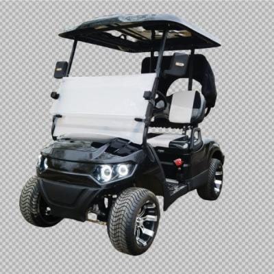 China 2 Seater Course Use Rain Cover Lawn Friendly Electric Golf Cart for sale