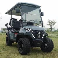 China CUSTOMIZED FREE ELECTRIC GOLF CARTS SHIPPING FRONT LIGHT 4 WHEEL 4 SEATERS for sale