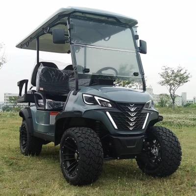 China CUSTOMIZED FREE ELECTRIC GOLF CARTS SHIPPING FRONT LIGHT 4 WHEEL 4 SEATERS for sale