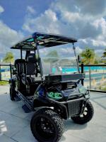 China Luxury 6 Seater Electric Golf Car With 5kw Motor Power / 72V Battery Capacity for sale