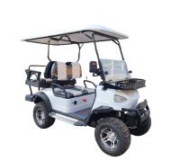 China Factory 4 Seats Electric Golf Cart Off Road Aluminum Wheels Club Cheap Price for sale