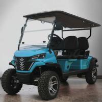 China Color Customizable MacPherson Independent Suspension Electric Golf Cart 4kw Off-Road Tires for sale