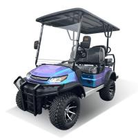 China New 4 Seats Electric Golf Cart Aluminum Wheels Advanced Club Cheap Price for sale