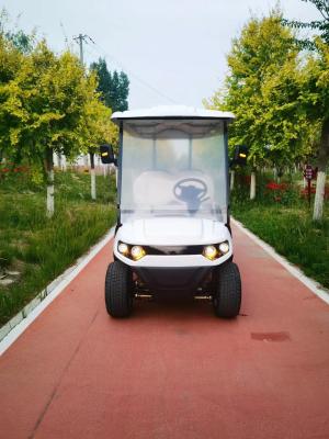 China Customized Off Road White 6 Seaters Golf Cart With AC Motor 3.5 KW Lead Acid Battery for sale