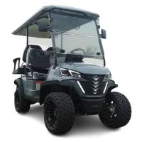 China Off road Electric Golf Cart 4-seater limo buggy equipped for caddy 3.5kw battery for sale