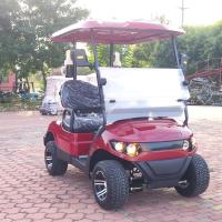 China 2 Seater Golf Cart Black Color With Back Seat 4 Wheel 48V 3.5KW AC System Electric Golf  Cart for sale