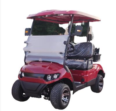 China Customized Golf Cart Electric Factory Wholesale New Design 4 Wheel 2 Seater for sale
