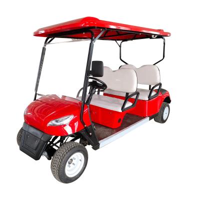 China With 60V 100AH battery 3.5KW motor 4 Wheels Electric Golf Cart  4-seater buggy for sale