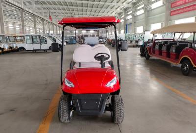 China Red Color 4 Seater Golf Cart wheelbase 2420mm Ground clearance 120mm AC motor 3.5kW for sale