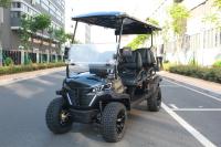 China Premium Seat McPherson Independent Suspension 4+2 Six-Seater Golf Cart Off-Road Tires for sale