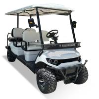 China 4+2 Seater Electric Golf Cart With CE Certified  And Body Color Customization for sale
