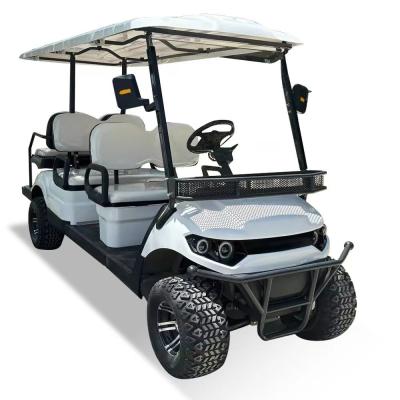 China 4+2 Seater Electric Golf Cart With CE Certified  And Body Color Customization for sale
