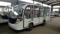 China 11 Passenger Electric Sightseeing Vehicle With 80km Range With Door And Air Conditioner for sale