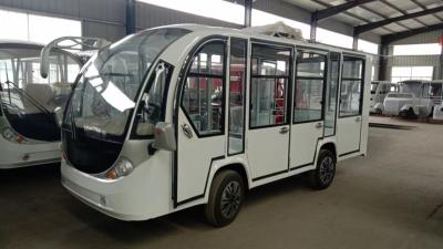 China 11 Passenger Electric Sightseeing Vehicle With 80km Range With Door And Air Conditioner for sale