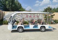 China Lightweight 100Ah Electric Sightseeing Car With Emergency Braking for sale