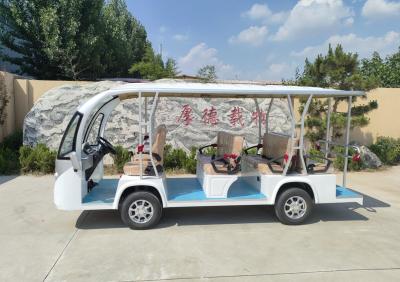 China Lightweight 100Ah Electric Sightseeing Car With Emergency Braking for sale
