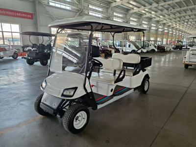 China NEW Style Golf Cart Truck Electric 4 Seat With Cargo Buckets Factories Moving for sale