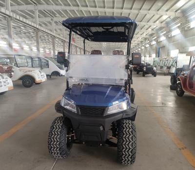 China Luxury Lead Batteries 4 Seater Electric Golf Cart Basic Tourist Vehicle Affordable Price for sale