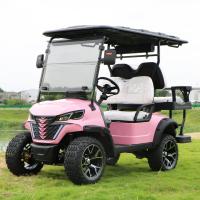 China Electric Golf Cart With Canopy 60v 100ah Lead Acid Battery Front Bumper And Radio for sale