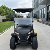 China Off-Road Tire 4 Seater Golf Cart 48/60/72v Lead Acid Battery Electric Power For Sale for sale
