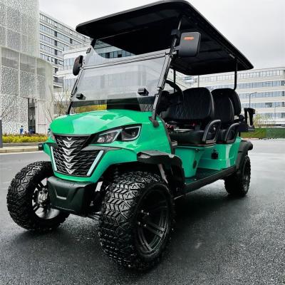 China Customizable Golf Cart With Multiple Seating Options 4 Seater Advanced Lithium-Ion Battery for sale