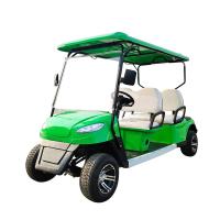 China 60V100AH Lead-acid Battery 3.5KW AC Motor 4 Wheels Electric Golf Cart  4-seater Buggy for sale