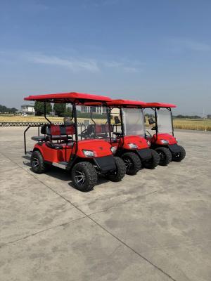 China 4 Wheel 2+2 Seater 19 mph Lithium Ion Battery 4 Seater Golf Cart Support OEM for sale
