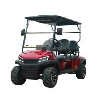 China 4kw 14 Inch Off Road Tire 4 Wheel Electric Golf Cart Independent Suspension Lithium Battery for sale