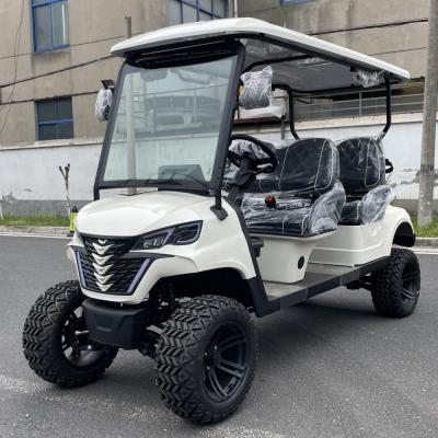 China Off Road Electric 4 Seat Golf Cart New Style Design With Professional Instrument for sale