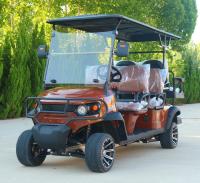 China Buggy Off Road 4 Wheel Electric Golf Cart 6 Passengers 60V 100Ah Lead Acid Battery for sale