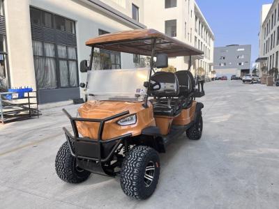 China 4+2 Seat Electric Golf Car Customized New Energy Sightseeing Car Scenic Area Reception for sale