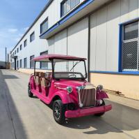 China Classic Car 8 Seats  Electric Tourist Car Sightseeing Bus Three Rows Of Seats for sale