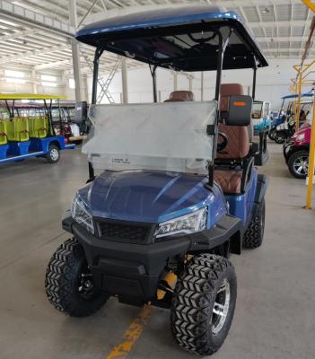 China 2+2 Seat Electric Golf Cart CE Certified Optional Lead Acid Battery New Design Golf Hunting Cart for sale