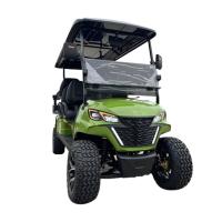 China 5KW AC Motor 14-inch Off-road Tires Good Shock Absorption Configuration Customizable Color Golf Cart for sale
