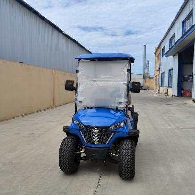 China 4KW  12 Inch Off-Road Tires 2 Seater Electric Golf Cart Lithium Battery With Short Charging Time CE Approvaled for sale