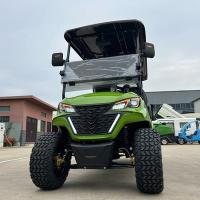China Customizable 6 Seat Electric Street Legal Hunting Golf Cart With 72V 4Kw Motor for sale