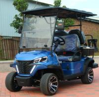 China 4Kw Motor 4 Seats Electric Golf Cart 12 Inch Tire Vehicle For Sale With Lead Acid Battery for sale