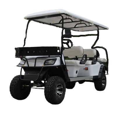 China Cost-Effective 4+2 Seater Electric Golf Cart with 48V 150Ah Lead-Acid Battery for sale